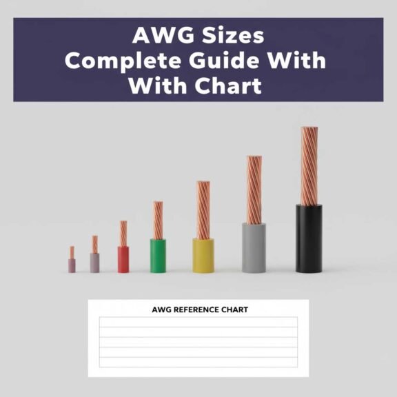 AWG Size Chart: Complete Guide 2025 + PDF - Mech Forged