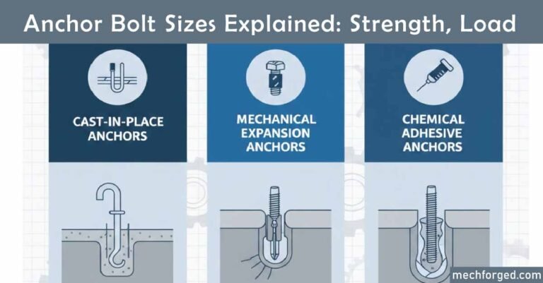 Anchor Bolt Size: Types, Loads, Installation And Material - Mech Forged