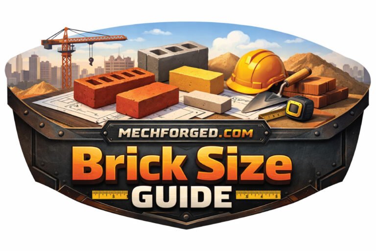 Brick Size Guide: Complete Chart And Standards (2026) - Mech Forged