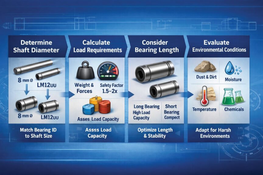 Linear Bearing Size Guide: Complete Chart (2026) - Mech Forged