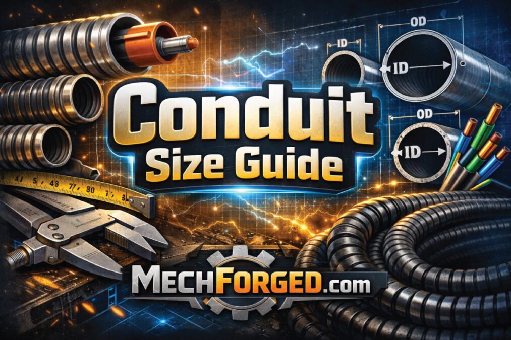 Conduit Sizes Explained: Complete Selection Guide (2026) - Mech Forged
