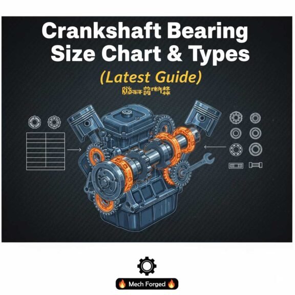 Crankshaft Bearing Size Chart (2026 Guide) + PDF - Mech Forged