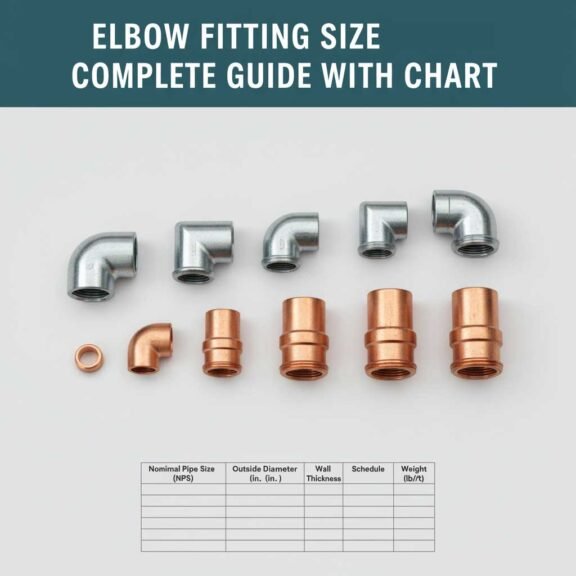Elbow Fitting Size Chart: Complete Guide 2025 + PDF - Mech Forged