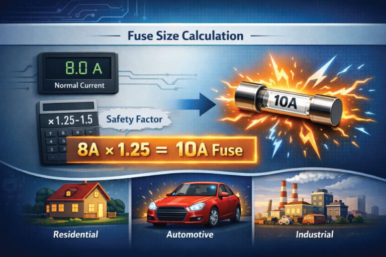 Fuse Size Chart With Ampere And Voltage Ratings - Mech Forged