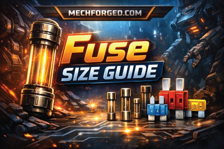 Fuse Size Chart With Ampere And Voltage Ratings - Mech Forged