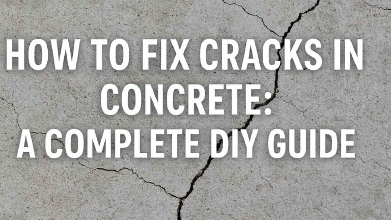 How To Fix Cracks In Concrete: A Complete DIY Guide - Mech Forged