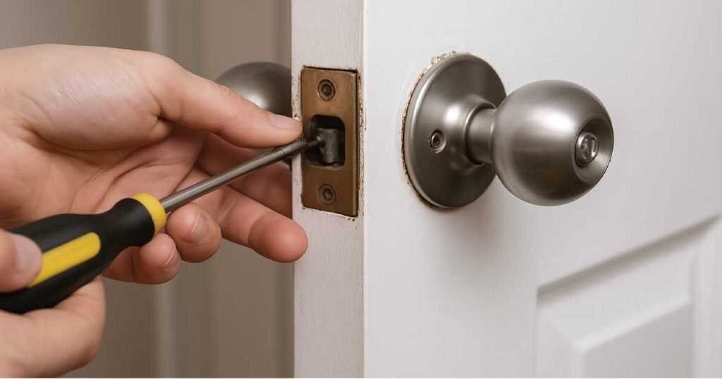 How To Fix A Broken Doorknob Latch, Complete Guide - Mech Forged