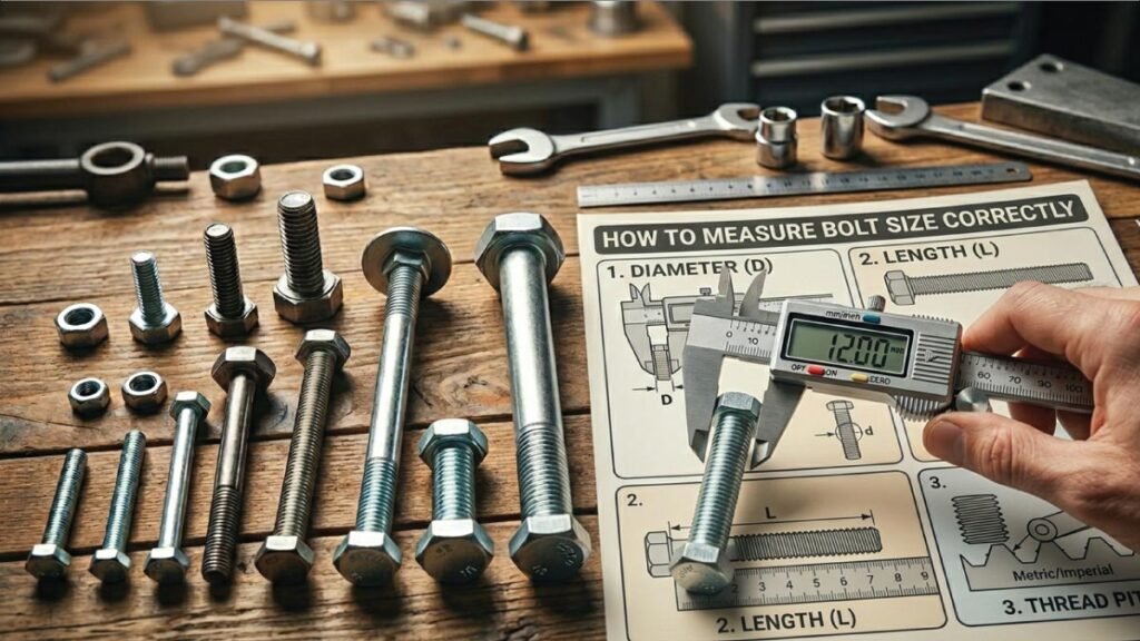 How To Measure Bolt Size Correctly: Step-by-Step Guide - Mech Forged