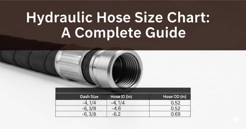 Hydraulic Hose Size Chart: A Complete Guide - Mech Forged