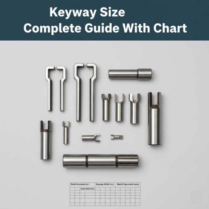 Keyway Size Chart: Complete Guide 2025 - Mech Forged