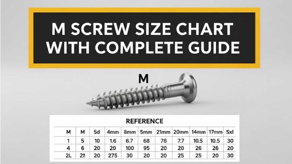 M Screw Size Chart: Complete Guide 2025 With Pdf - Mech Forged