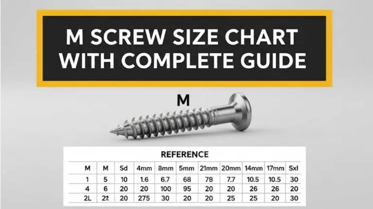 M Screw Size Chart: Complete Guide 2025 With Pdf - Mech Forged