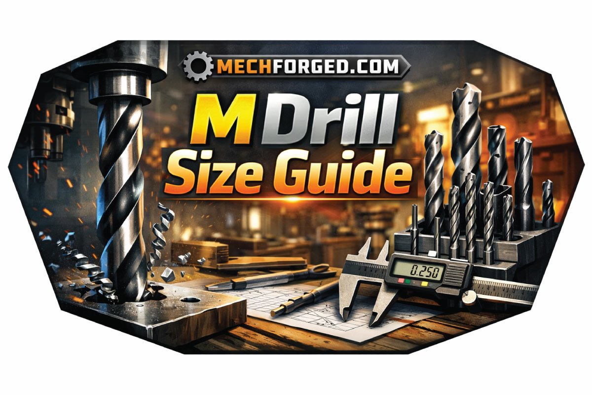 M Drill Bit Size Guide: Complete Metric Chart (2026) - Mech Forged
