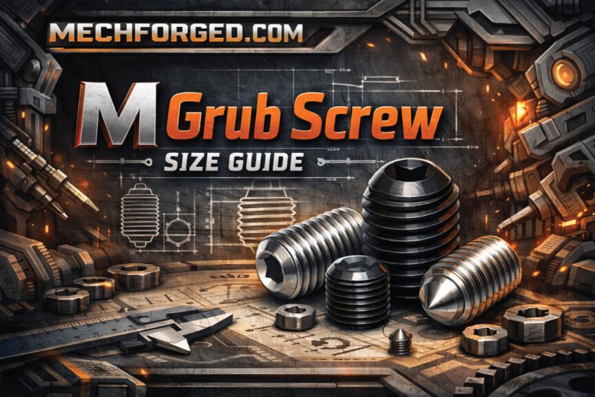 M Grub Screw Selection Guide: Full Size Chart 2026 - Mech Forged