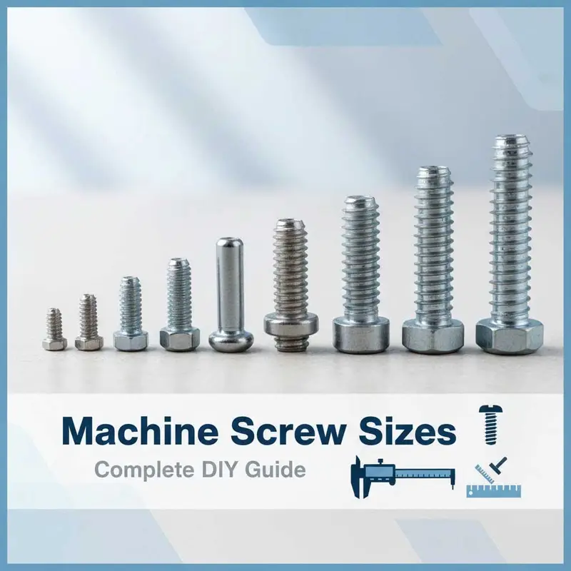Machine Screw Sizes Guide For Builders And DIYers - Mech Forged