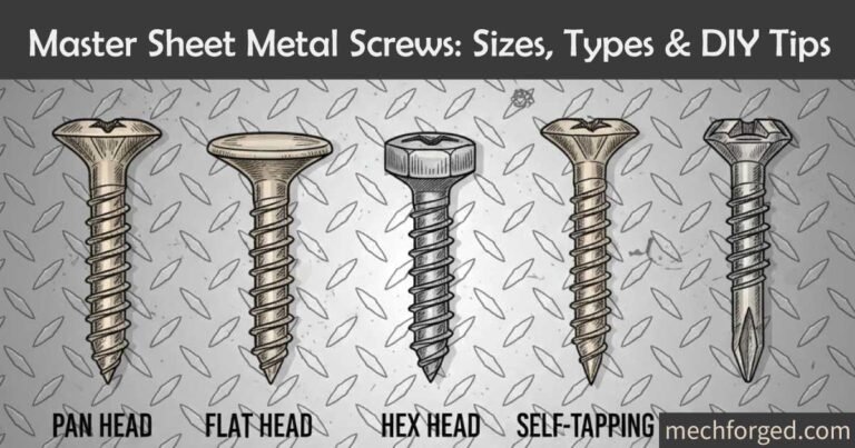 Master Sheet Metal Screws: Sizes, Types & DIY Tips 2026 - Mech Forged