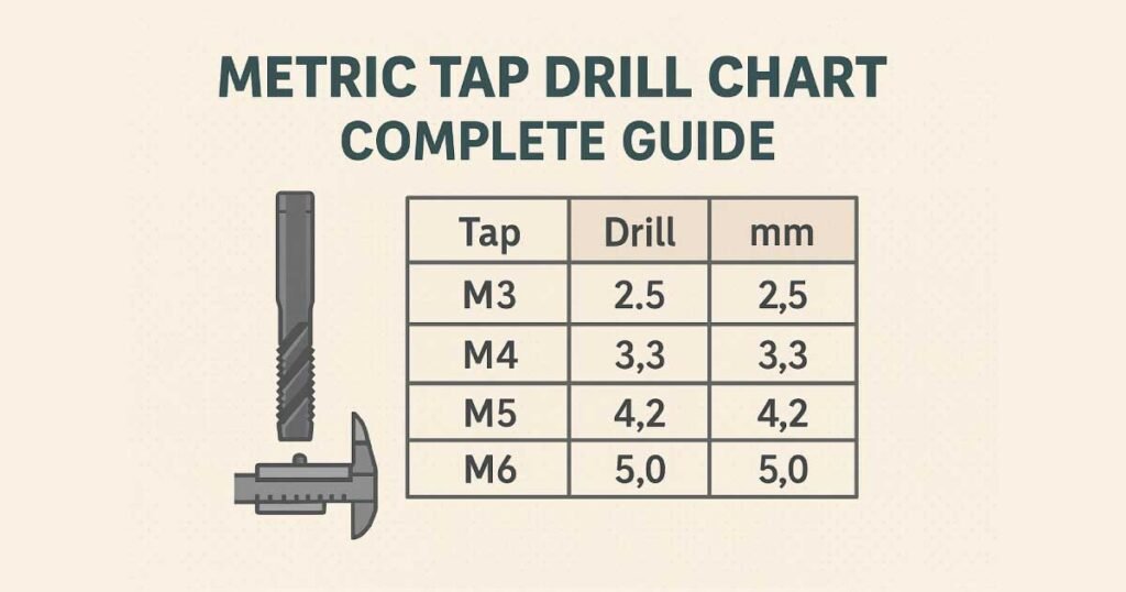 Metric Tap Drill Chart: Complete Guide 2025 - Mech Forged