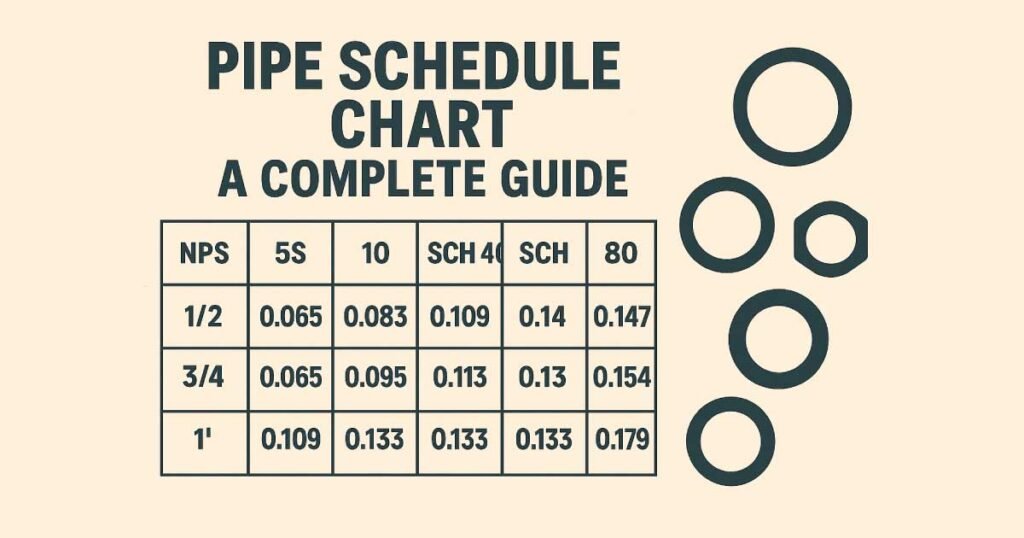 Pipe Schedule Chart: A Complete Guide 2025 - Mech Forged