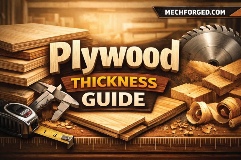 Plywood Thickness Chart: Standard Size Guide & Dimensions. - Mech Forged