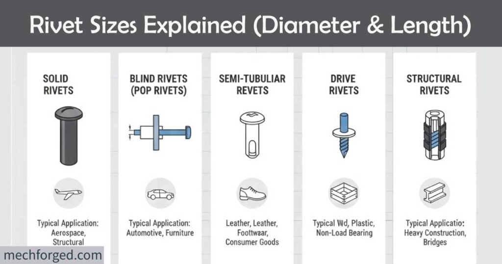 Rivet Size Guide: How To Choose The Right Rivet - Mech Forged