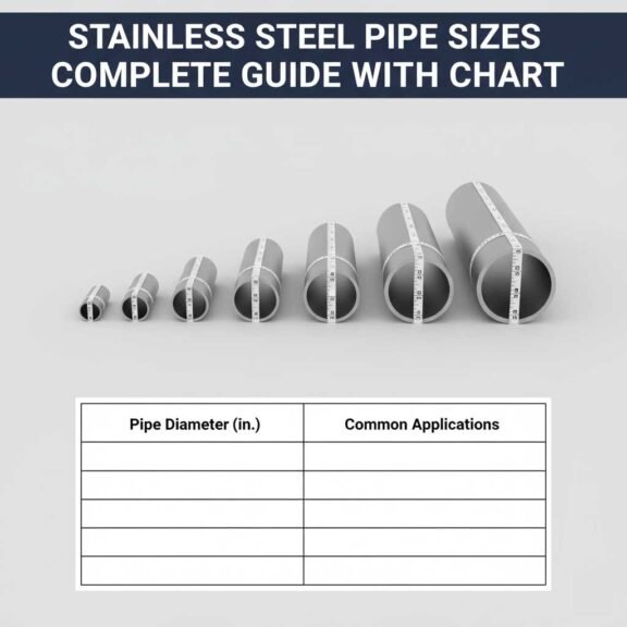 Stainless Steel Pipe Size Chart: All Dimensions Guide + PDF - Mech Forged