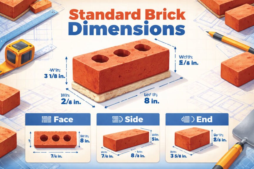 Brick Size Guide: Complete Chart And Standards (2026) - Mech Forged