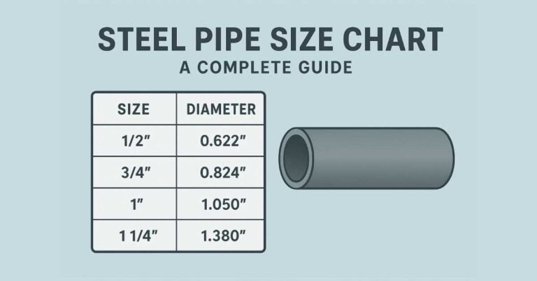 Steel Pipe Size Chart: A Complete Guide - Mech Forged