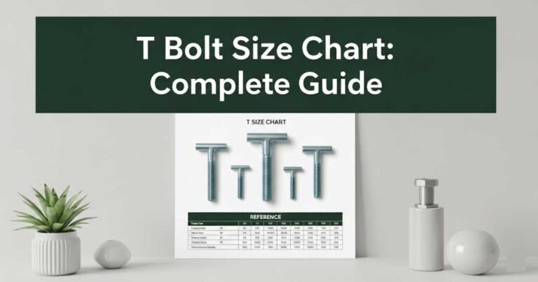 T Bolt Size Chart: Complete Guide 2025 + Pdf - Mech Forged