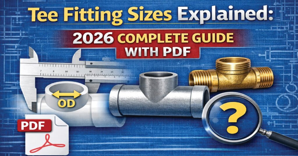 Complete Tee Fitting Size Guide 2026 With PDF Chart - Mech Forged