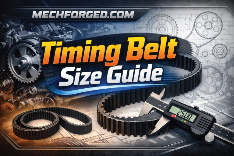 Timing Belt Sizes Explained: Full Guide 2026 With Chart - Mech Forged