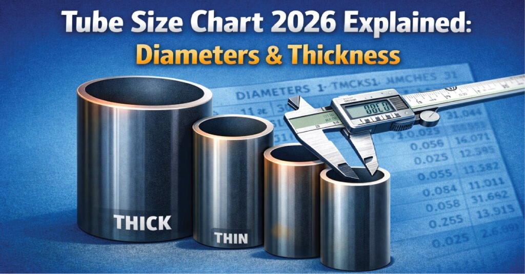 Tube Size Chart 2026 Explained: Diameters & Thickness - Mech Forged