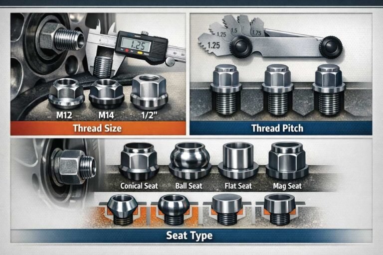 Wheel Lug Nut Size Chart (2026): Complete Guide - Mech Forged