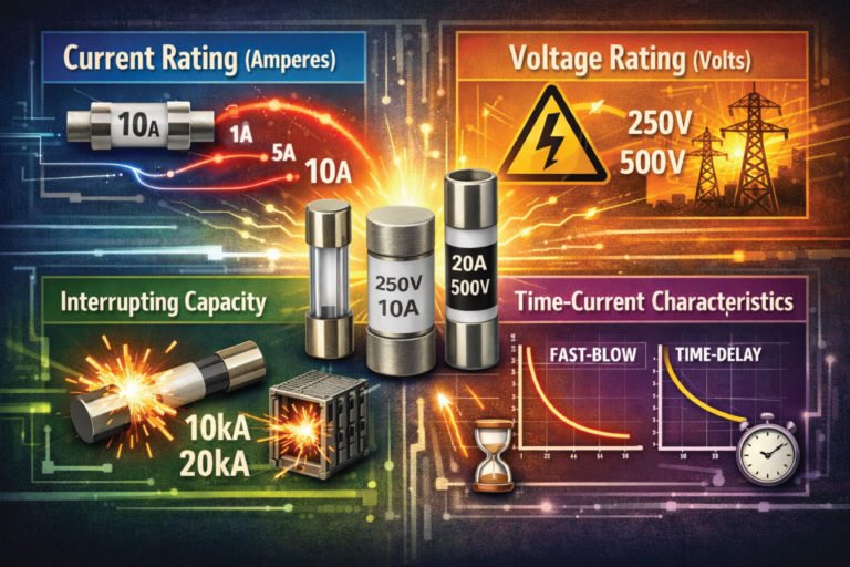 Fuse Size Chart With Ampere And Voltage Ratings - Mech Forged