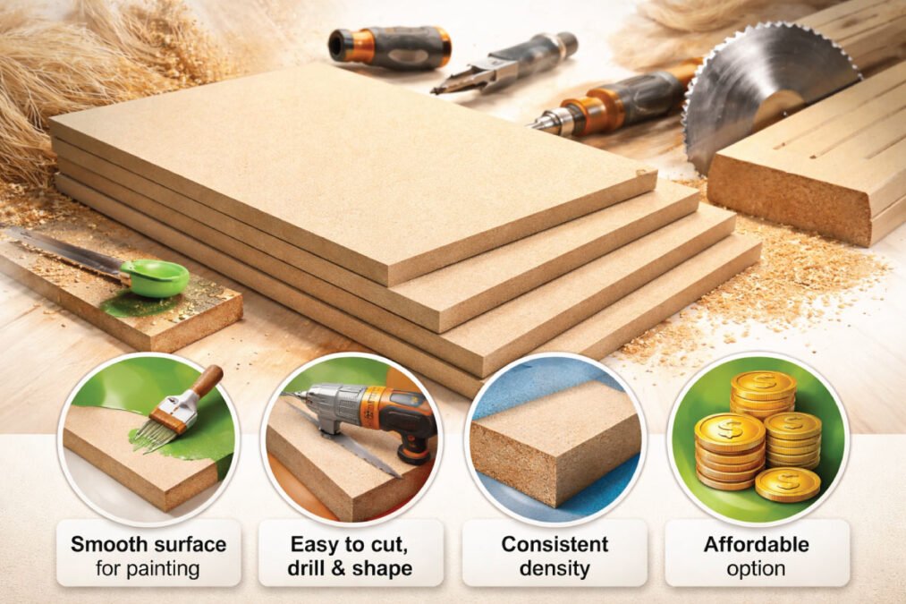 Standard MDF Board Size Chart With Guide - Mech Forged
